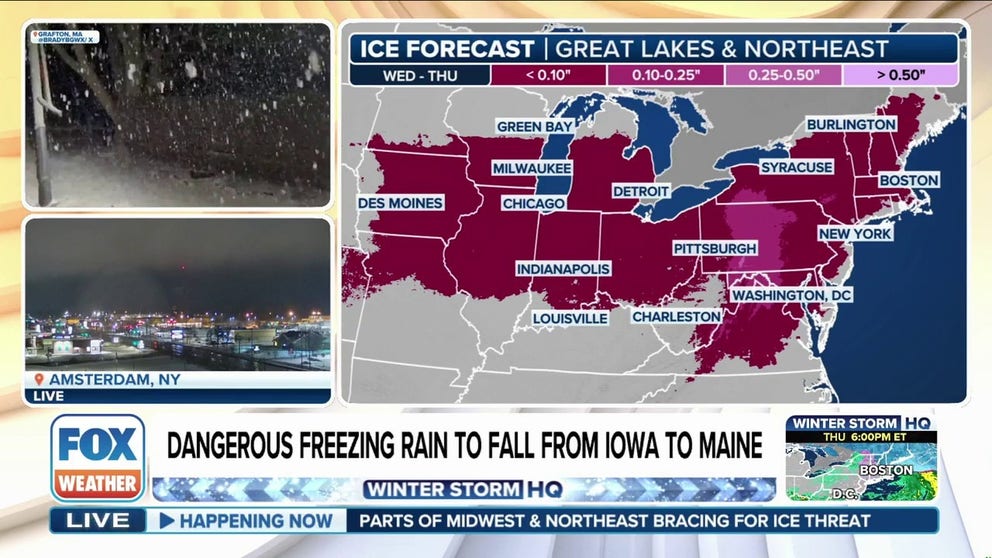 Dangerous ice storm could wreak havoc on travel from Midwest to ...