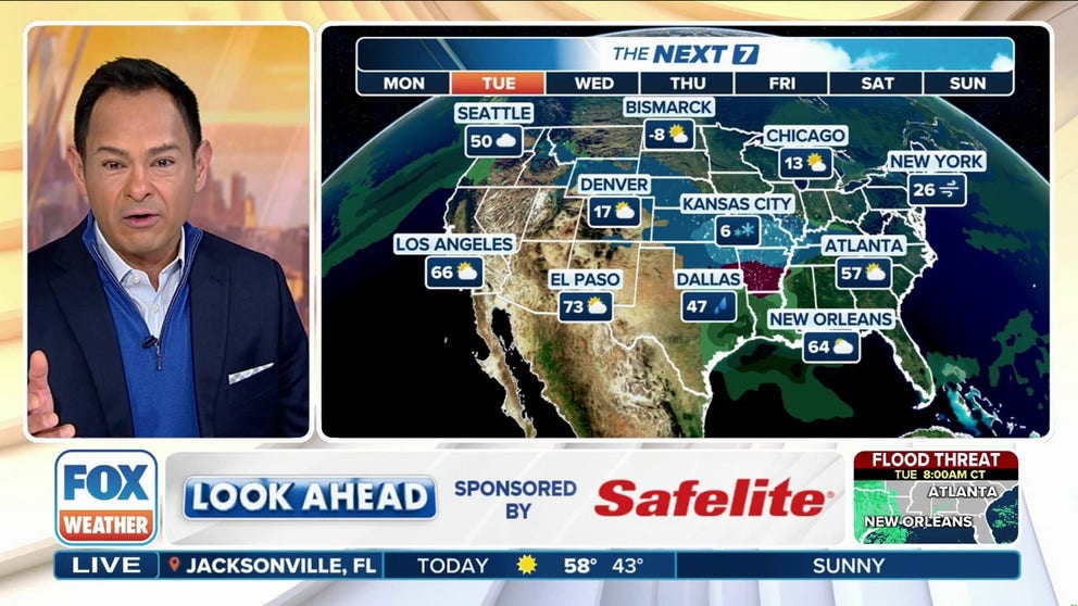 Safelite look ahead forecast: Messy week across US with snow, ice and ...