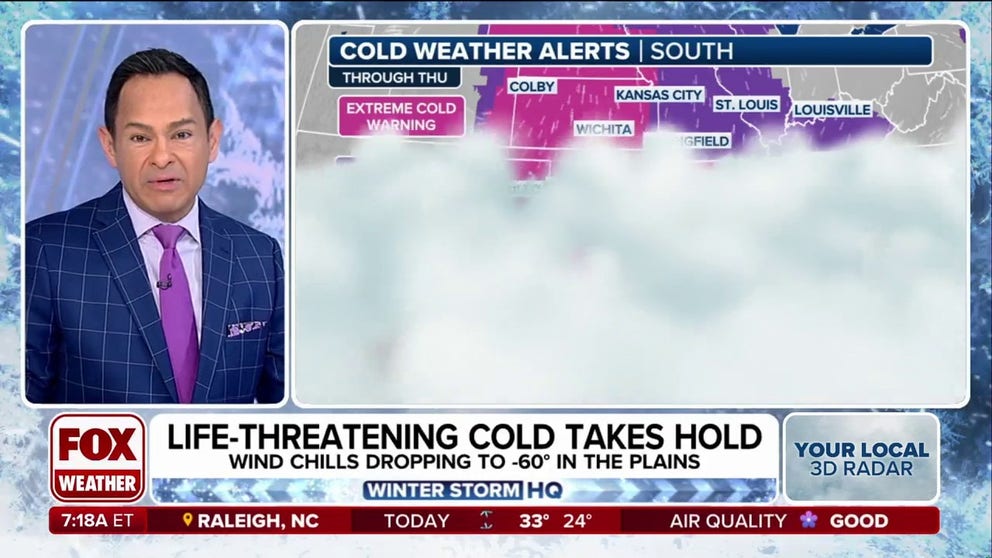 Polar vortex brings life-threatening cold to millions, including as far ...