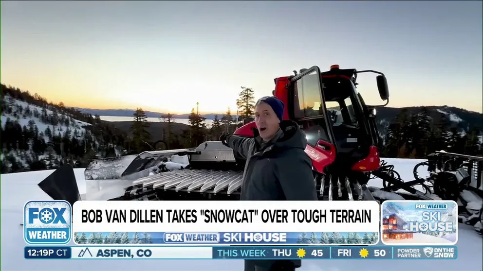 FOX Weather Meteorologist Bob Van Dillen takes a ride along in the ...