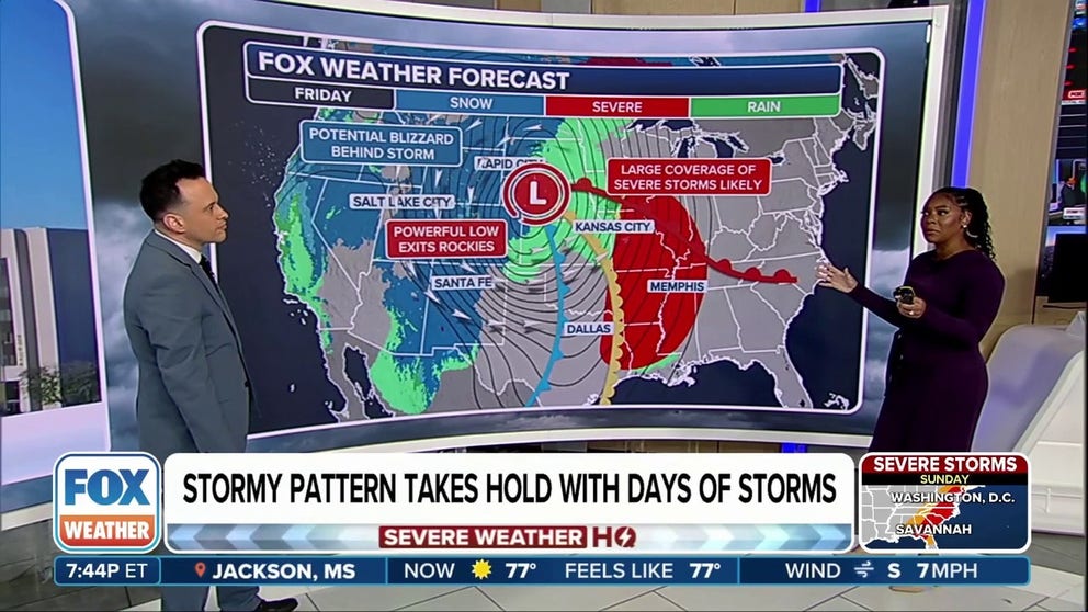 Storm system to bring days of blizzards, severe weather late week ...