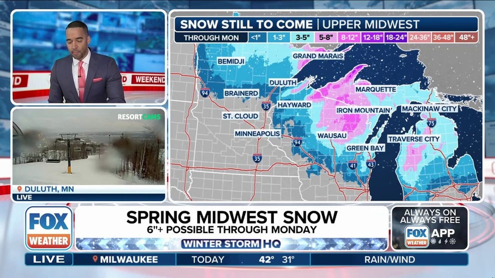 Spring storm blasts snow-starved Midwest with winter weather | Latest ...