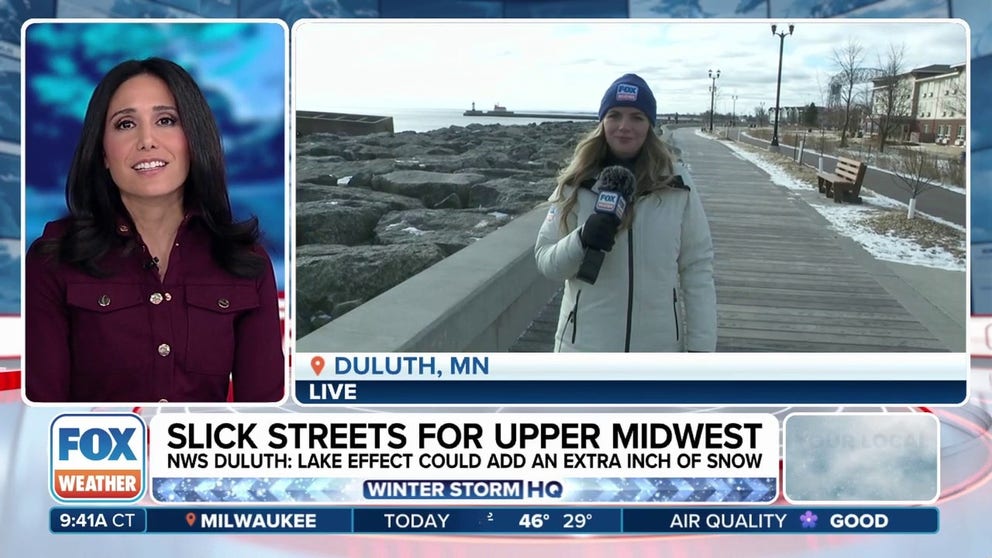 Spring snow dusts Duluth, Minnesota | Latest Weather Clips | FOX Weather