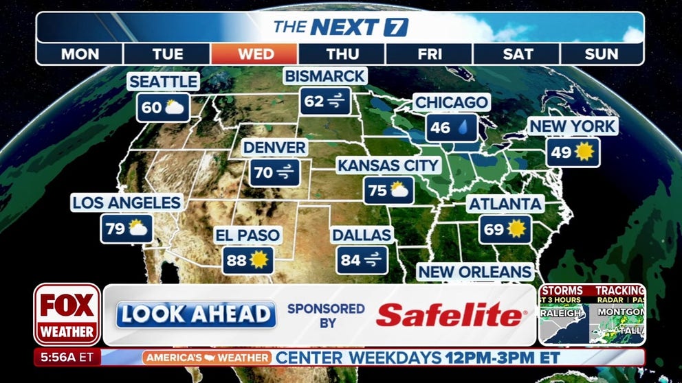 Safelite look ahead forecast: Trouble in the East, warmth in the West ...