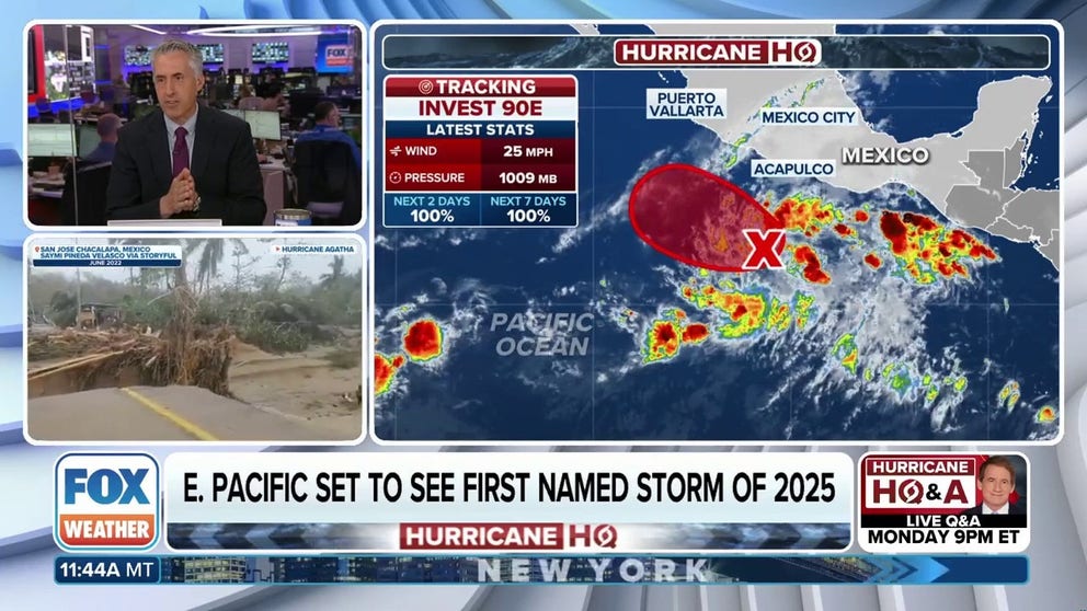 Eastern Pacific awaiting Tropical Storm Alvin | Latest Weather Clips ...