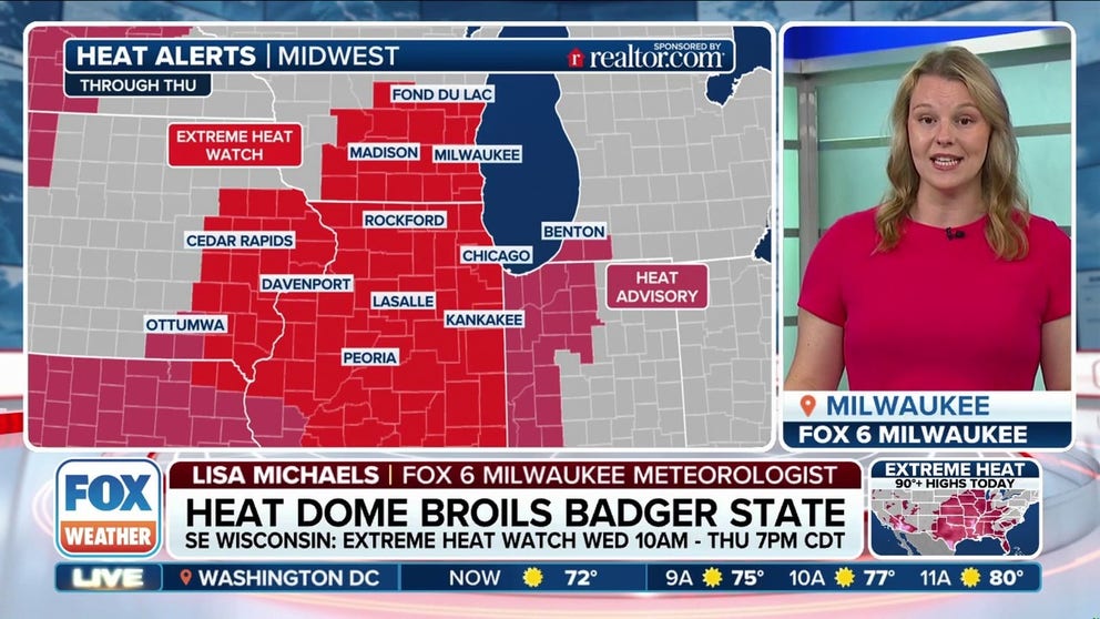 Heat dome brings life-threatening temps to Wisconsin, Upper Midwest ...