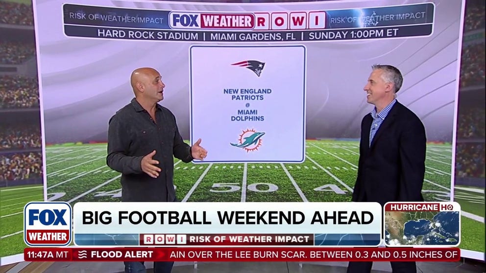 How the weather will impact NFL games over the weekend | Latest Weather ...