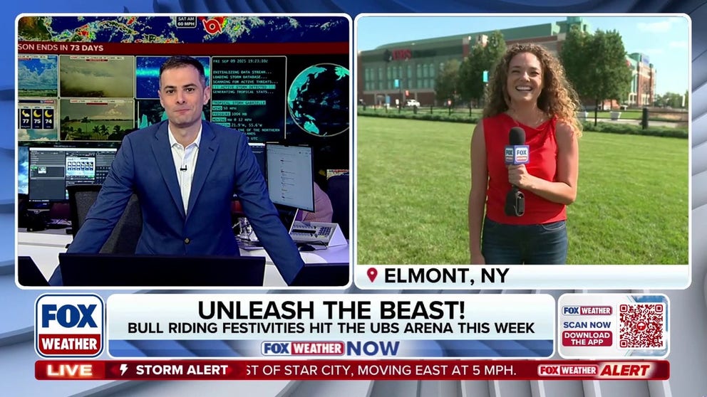 Bull riding invades Long Island | Latest Weather Clips | FOX Weather