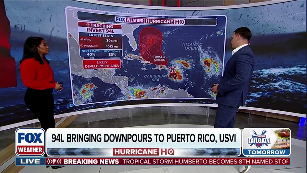 Invest 94L odds of development increase over next two days | Latest ...