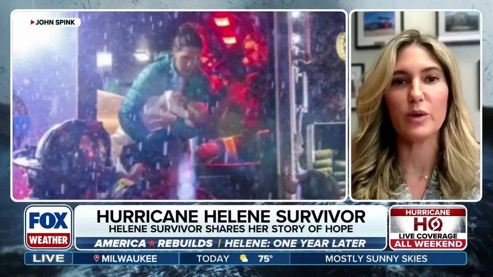 Helene survivor shares her story of rescue one year after the hurricane ...