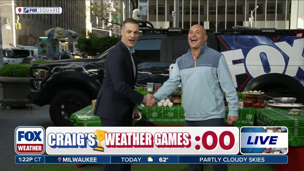 Ian Oliver takes on a challenge with Craig's Weather Games | Latest ...