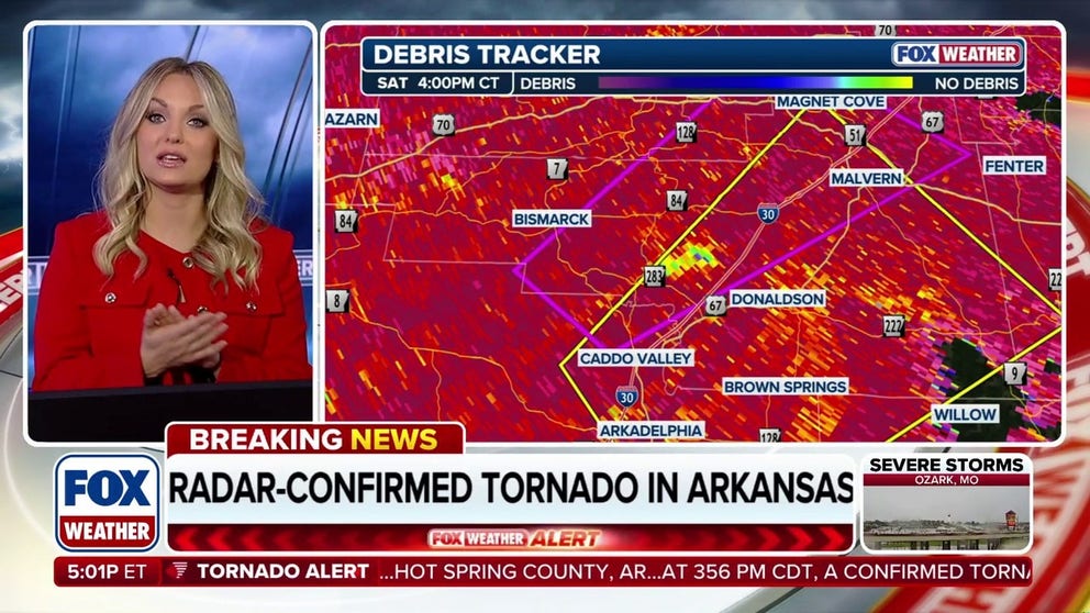 TORNADO CONFIRMED🌪️: FOX Weather Meteorologist Haley Meier Tracks The ...