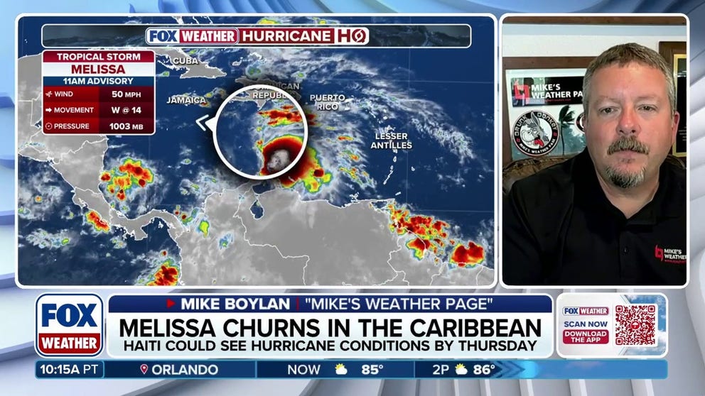 Tropical Storm Melissa threatens the Caribbean | Latest Weather Clips ...