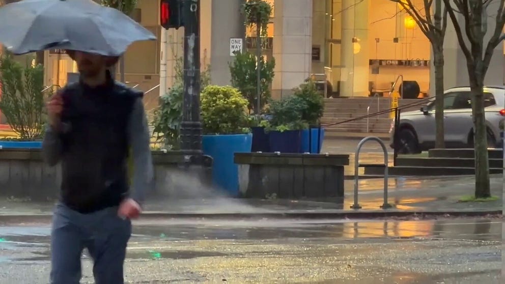 Heavy rain slammed the Seattle region on Tuesday | Latest Weather Clips ...