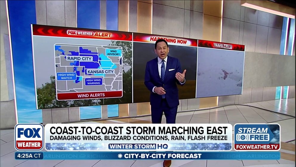 Coast-to-coast storm targets Midwest, as wind damage leaves hundreds of ...