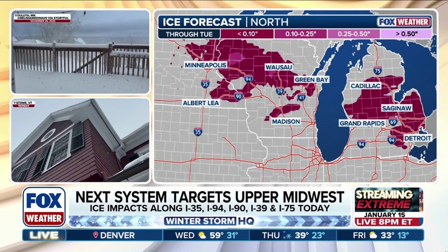 Winter Weather Alerts issued as new winter storm system targets Midwest ...
