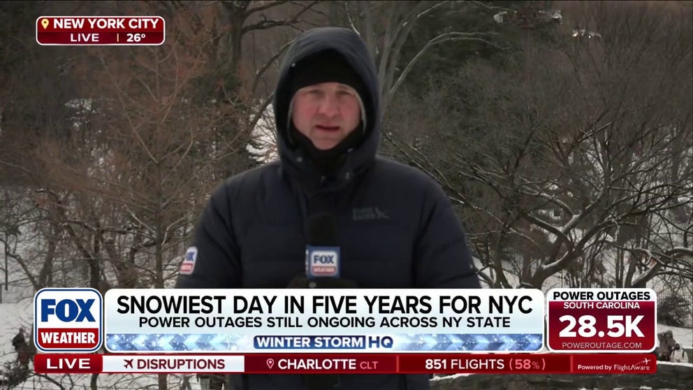 Powerful snowstorm devours New York City | Latest Weather Clips | FOX ...