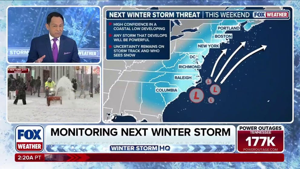 Next winter storm threat looms for Northeast | Latest Weather Clips ...