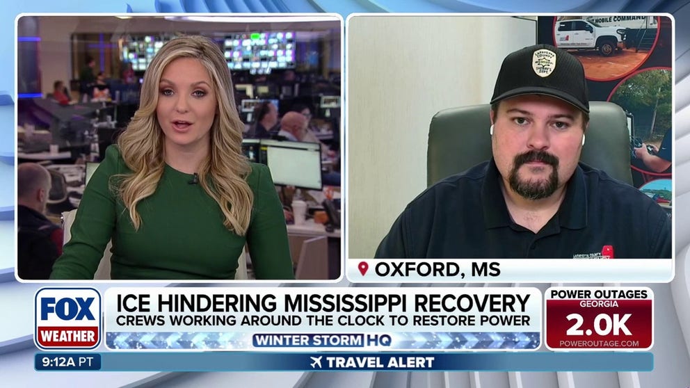 Thick ice continues to plague Mississippi as recovery efforts continue ...