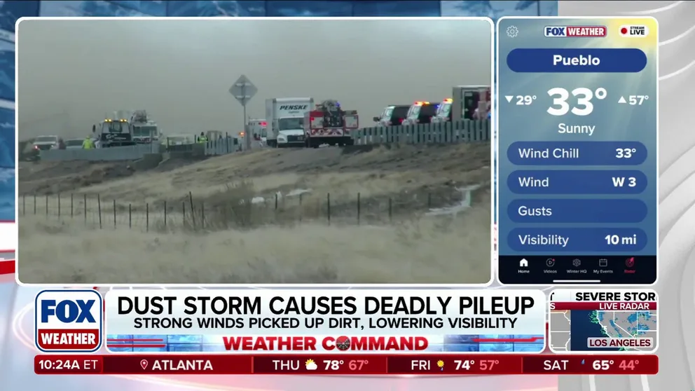 Dust storm causes deadly crash in Colorado | Latest Weather Clips | FOX ...