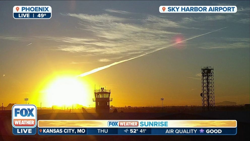 Sunrise snapshot from Phoenix, Arizona | Latest Weather Clips | FOX Weather