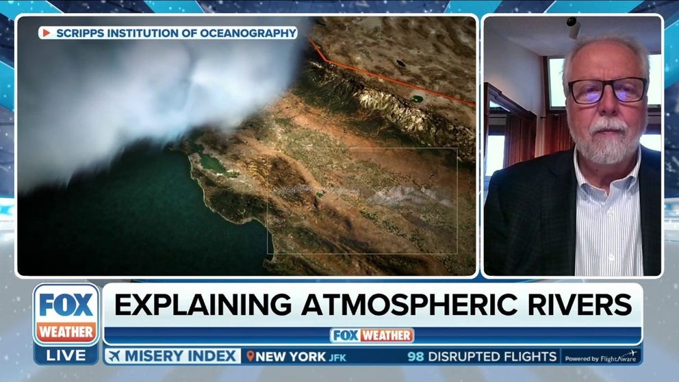 Atmospheric river systems drench West Coast, drought levels may improve ...