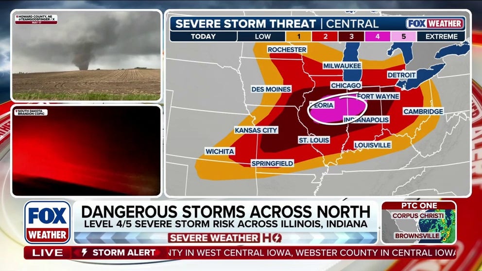 Violent tornadoes and flash flooding fuel extreme risk zone across the ...