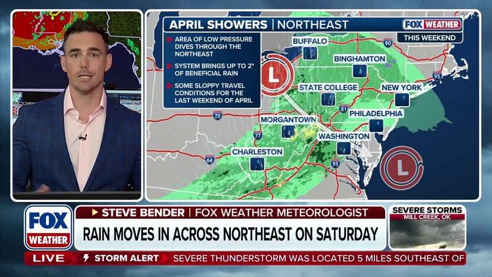 Weekend washout of heavy rain expected for Northeast US | Latest ...