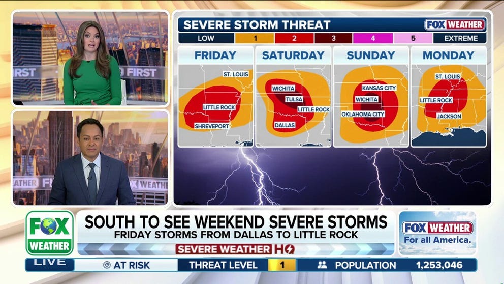Another round of severe storms to lash the South with hail, possible ...