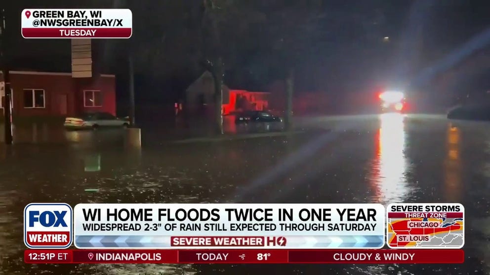 Wisconsin home floods twice in one year; owner details latest ...