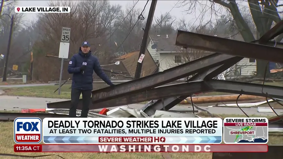 Tornado rips through Lake Village, Indiana, killing at least 2 | Fox ...