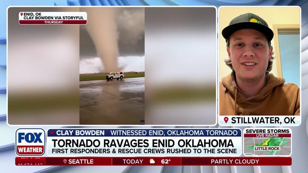 Tornado caught on camera tearing past a US Air Force Base | Latest ...