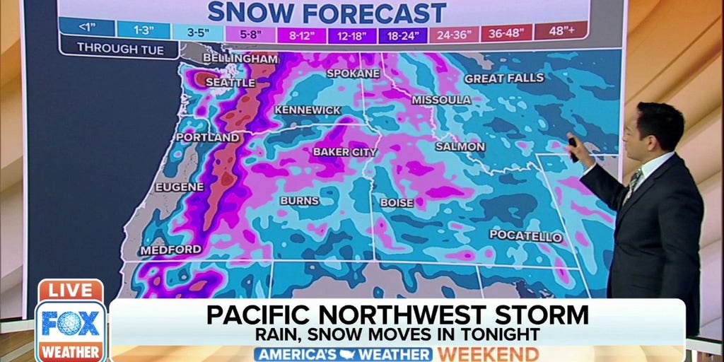 Storm to bring rain, snow to Pacific Northwest | Latest Weather Clips ...