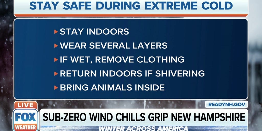 Tips for staying safe during sub-zero wind chills | Latest Weather ...