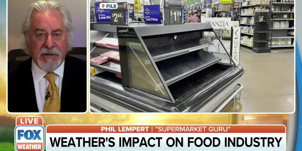 Extreme weather impacts on grocery stores struggles to stock empty ...