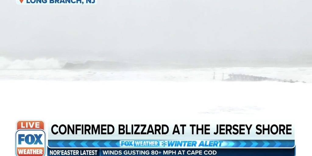 The Jersey Shore officially hit with a blizzard | Latest Weather Clips ...