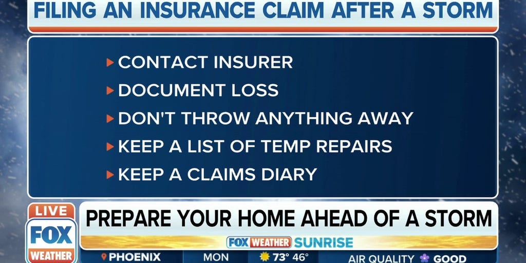 Tips on how to file an insurance claim on your home after a winter ...