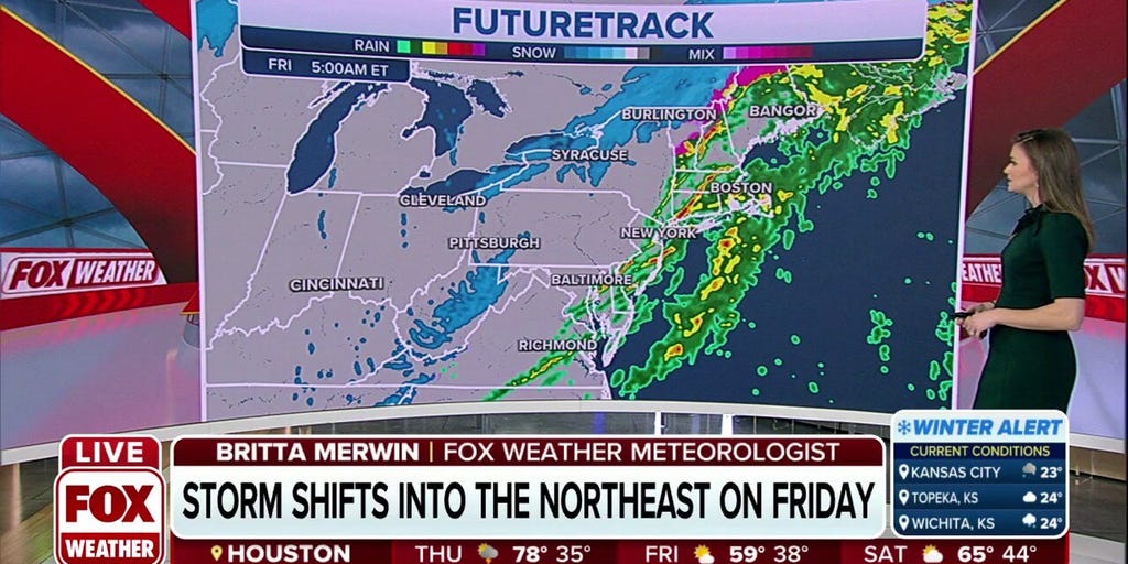 Major storm producing high winds, flood watches moves into Northeast on ...