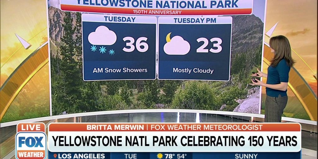 Yellowstone National Park's 150th anniversary forecast | Latest Weather ...