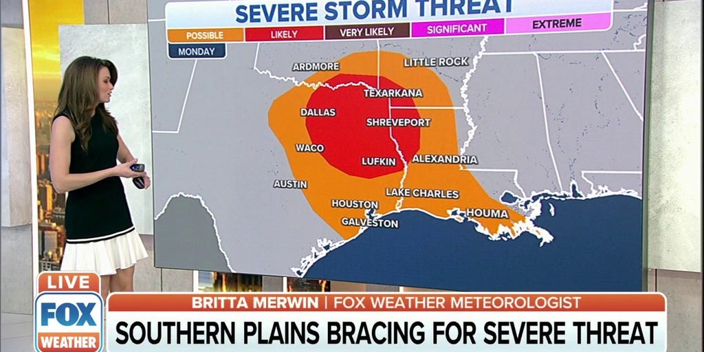 Multiple rounds of severe storms to rumble across the South this week ...