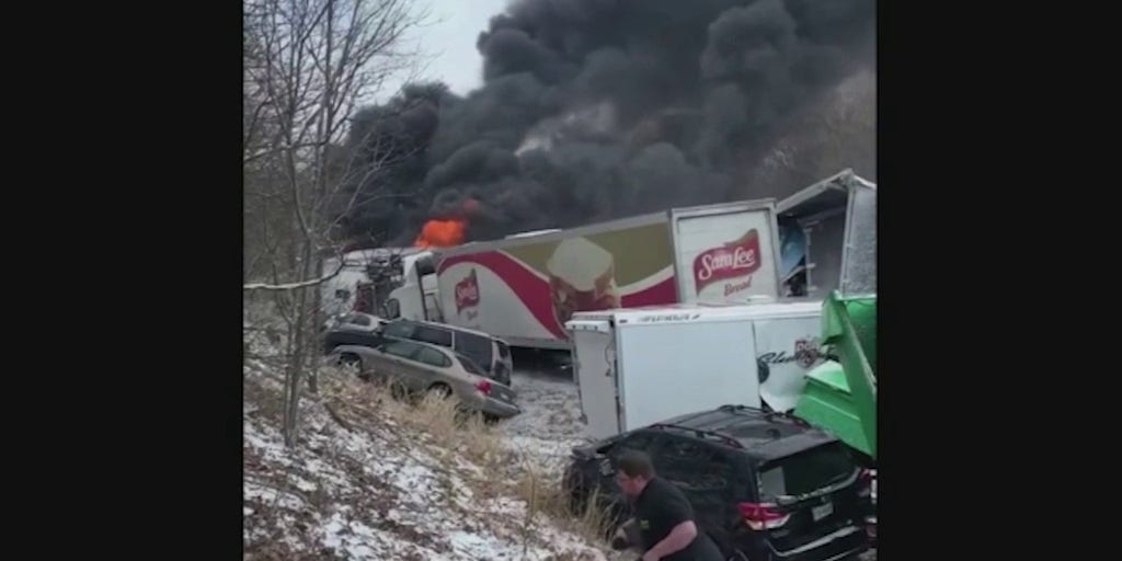 Watch: Truck on flames, several fatalities in massive I-81 accident ...