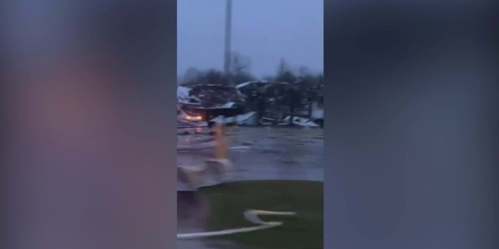 Extensive damage seen in Springdale, AR from tornado-warned storm ...