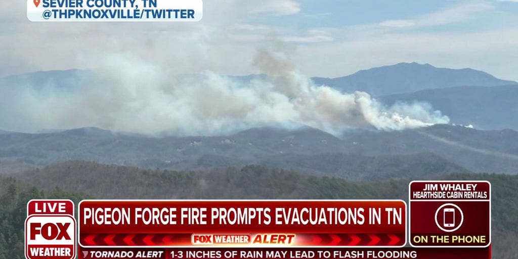 Pigeon Forge Fire prompts evacuations in Tennessee | Latest Weather ...
