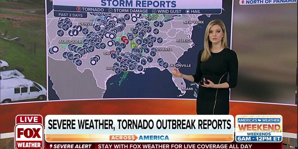 Over 1,200 storm reports dot the map during severe weather outbreak ...