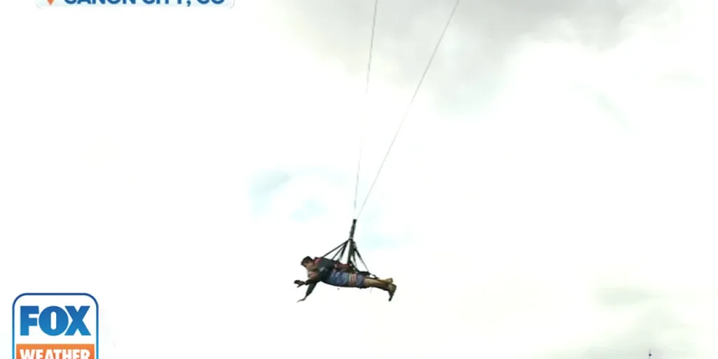 FOX Weather's Max Gorden takes on the world's scariest skycoaster ...