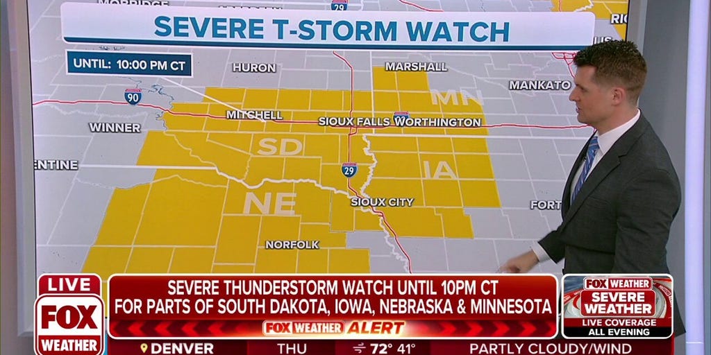 PDS Severe Thunderstorm Watch issued across parts of the upper Midwest ...