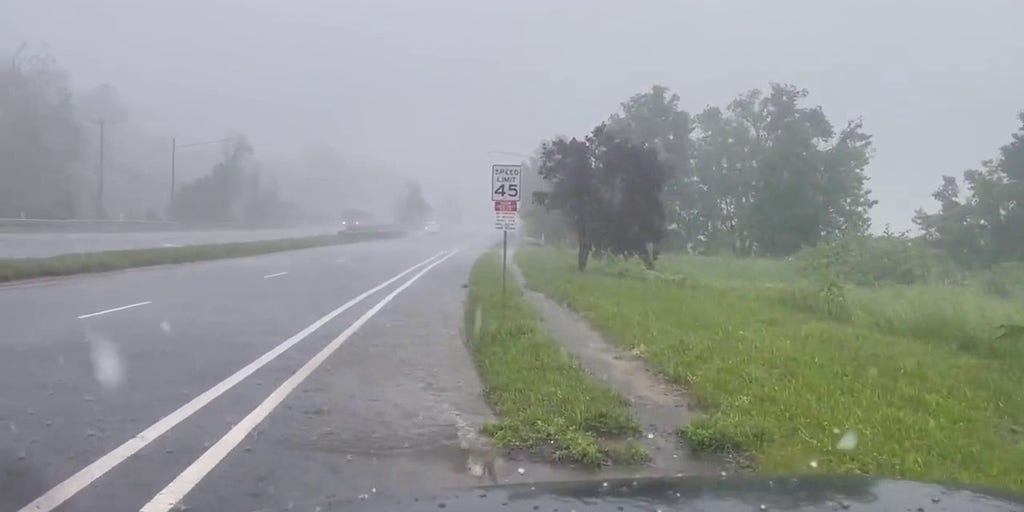 Hail bounces off vehicle in northern Virginia | Latest Weather Clips ...