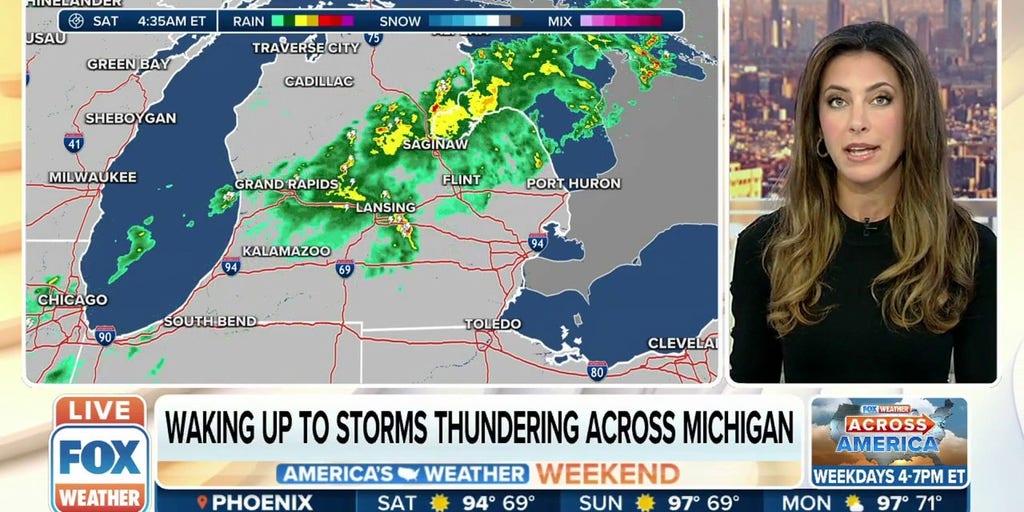 Michigan wakes up to storm thundering across state on Saturday | Latest ...