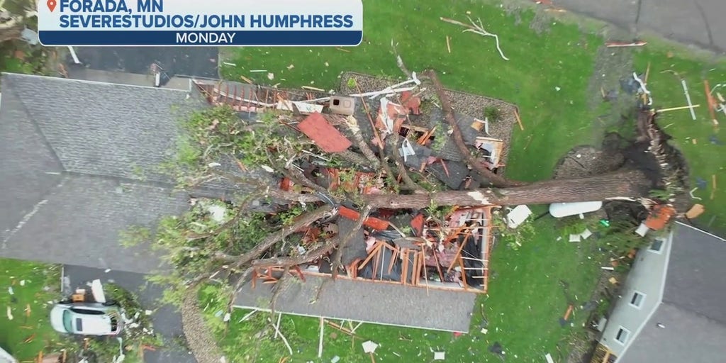 Forada, Minnesota, receives direct hit by tornado | Latest Weather ...