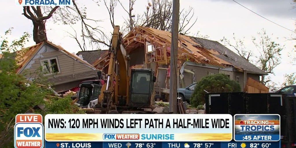 NWS confirms an EF-2 tornado hit Forada, MN with 120 mph winds | Latest ...